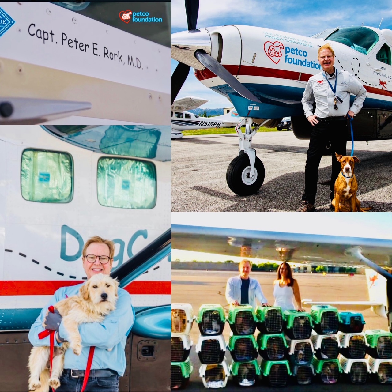 Dog is My Copilot Founder, President, and Pilot, Dr. Peter Ernest Rork ...
